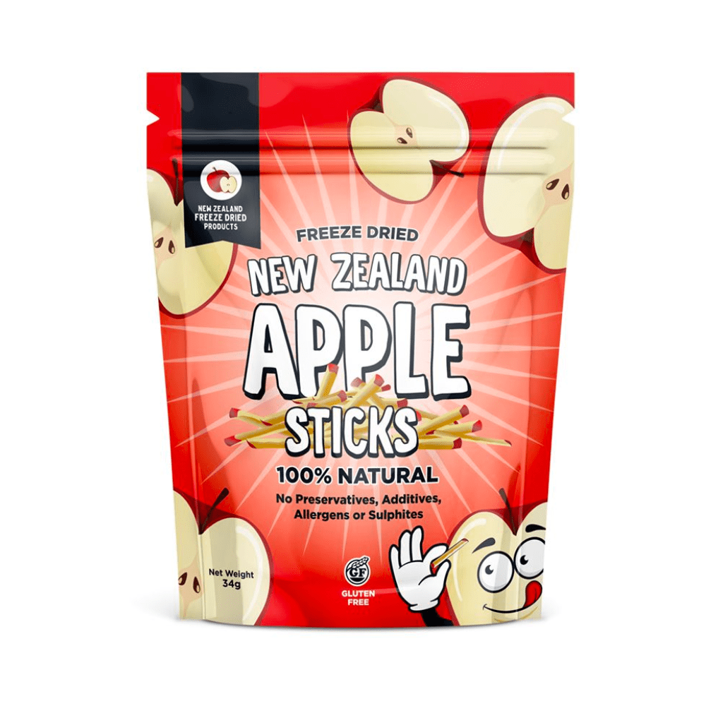 Buy NZ Apple Products Dried Apple Sticks 34g in SG | Kiwi Kitchen